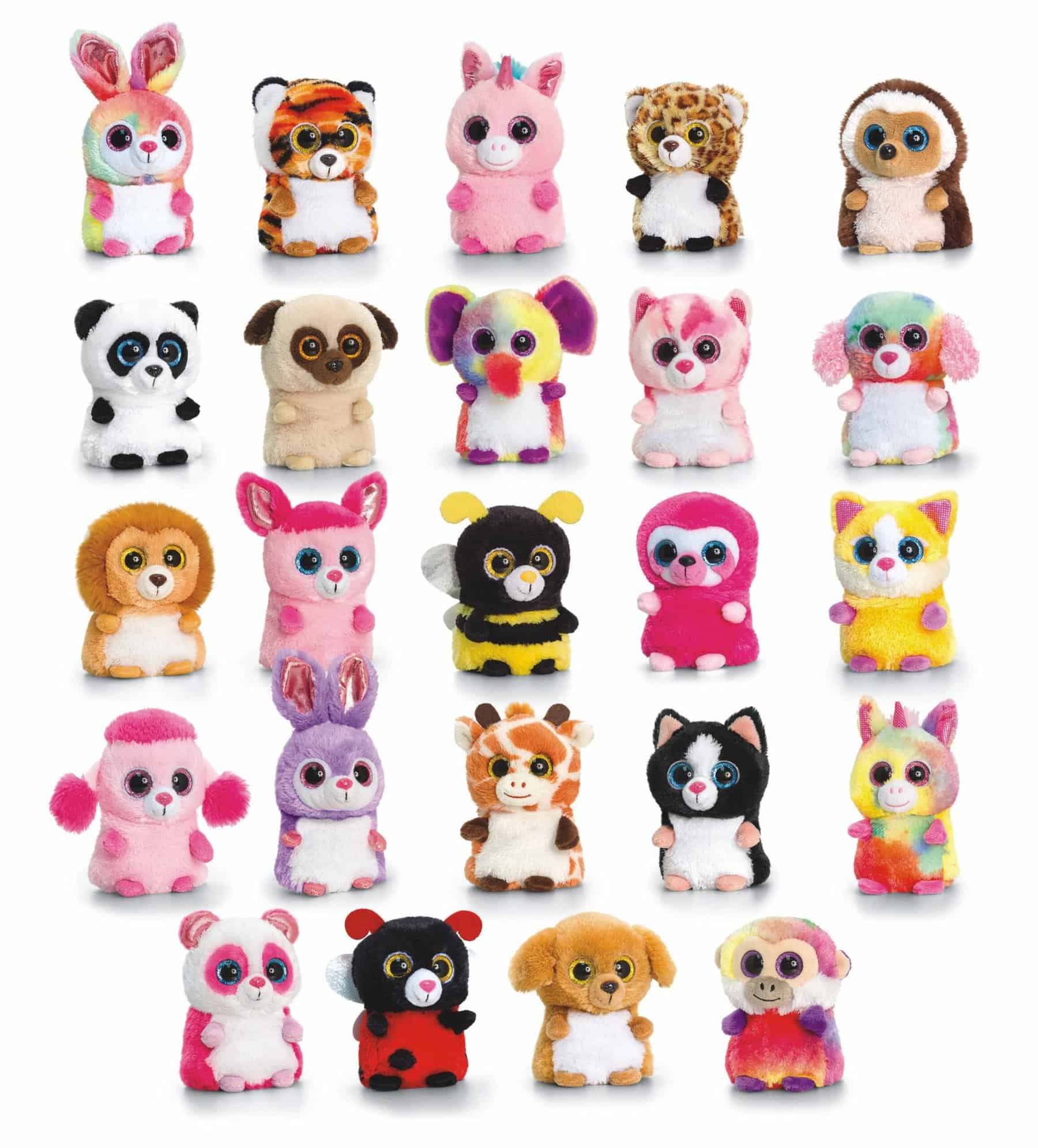 Keel Mini Motsu 10cm 24 Assorted Designs CDU - Harrisons Direct