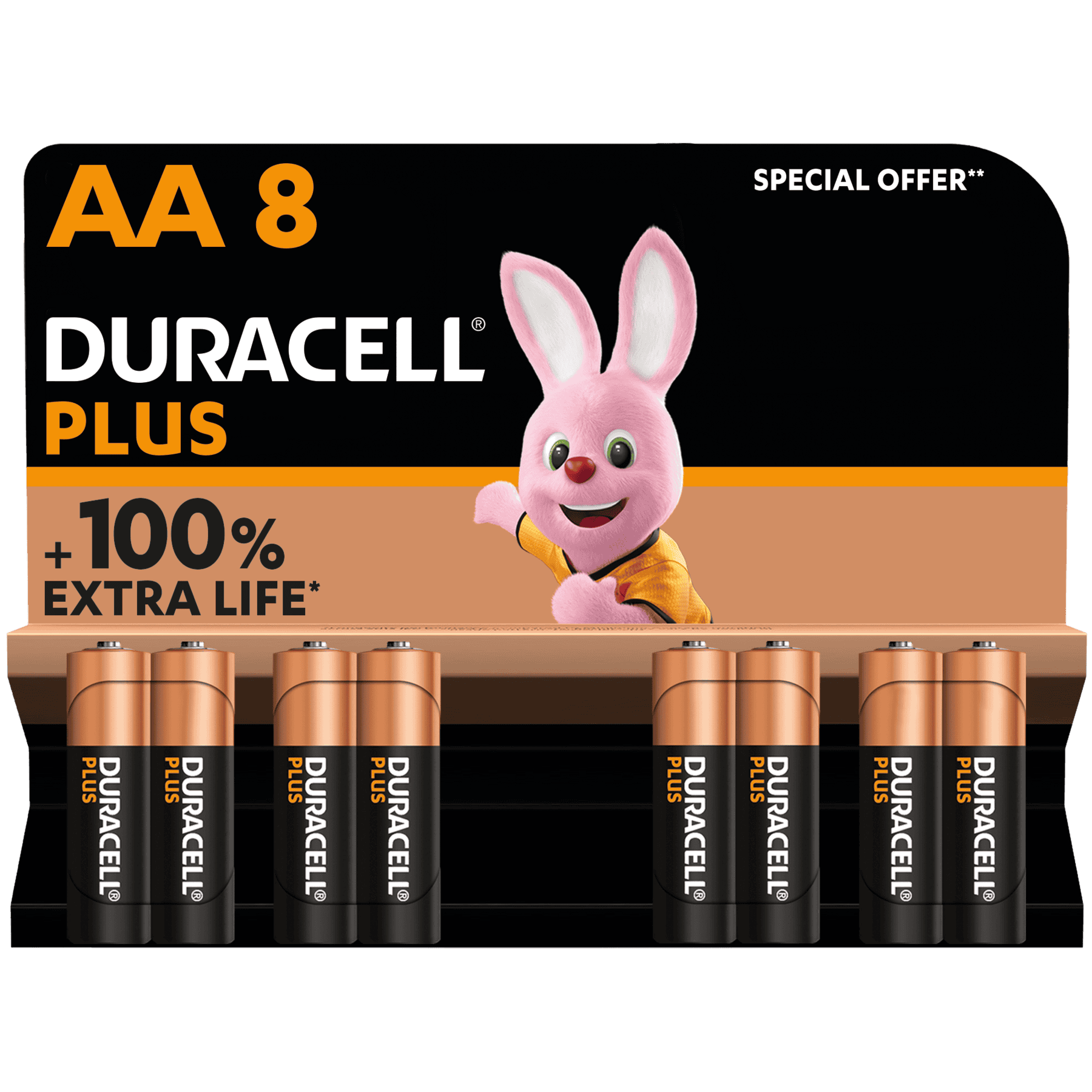 Duracell AA Plus Power Boost Alkaline Batteries *Special Offer* 8pk ...