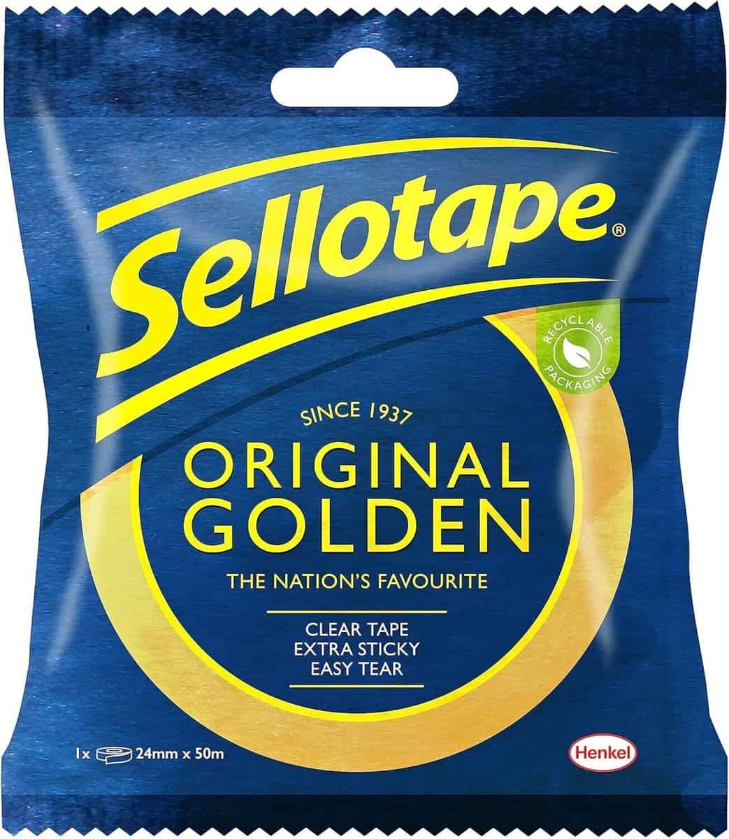 Sellotape Original Golden 24mm x 50m - Harrisons Direct