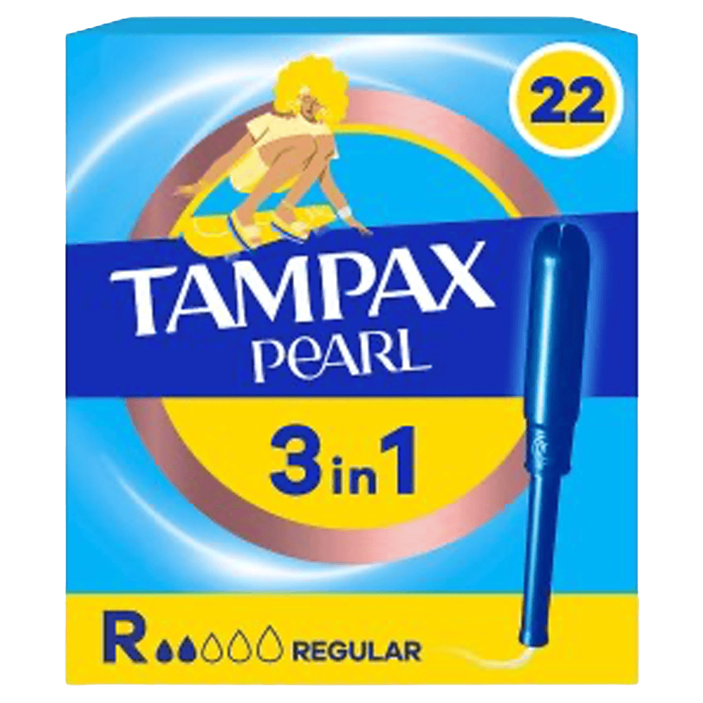 Tampax Pearl Regular Tampons 22's - Harrisons Direct